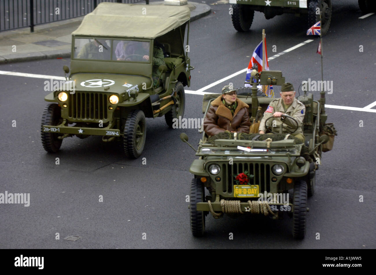 military vehicle mayors parade new years day london city uk united ...