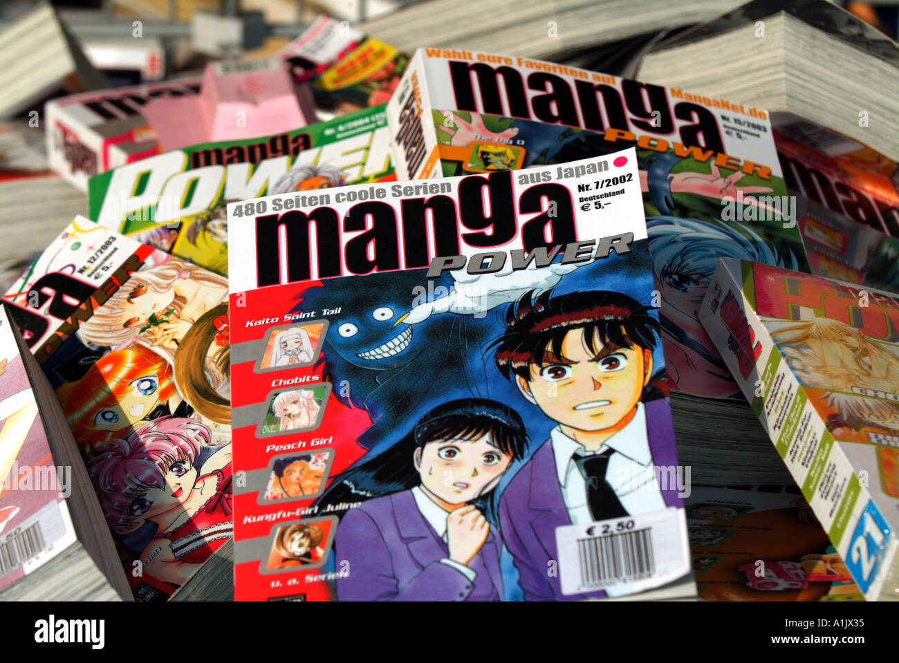Manga magazines hi-res stock photography and images - Alamy