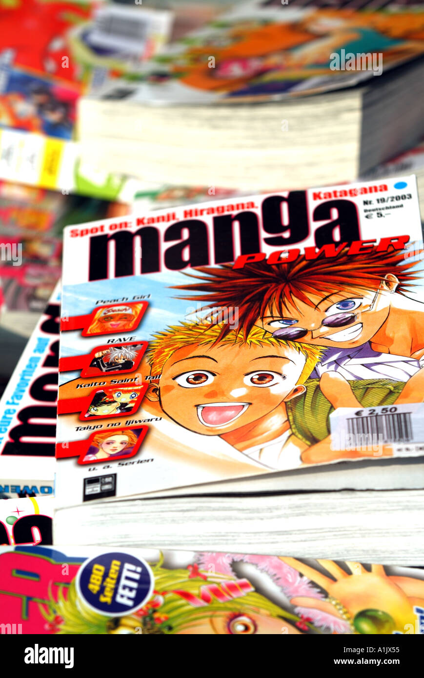 Manga Magazines High Resolution Stock Photography and Images - Alamy