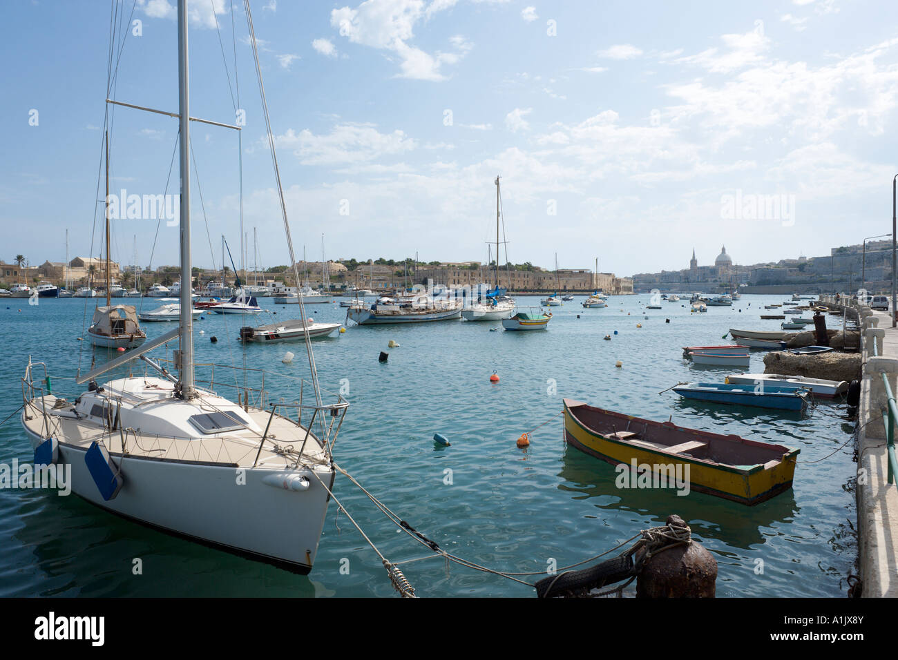 Msida marina malta hi-res stock photography and images - Alamy