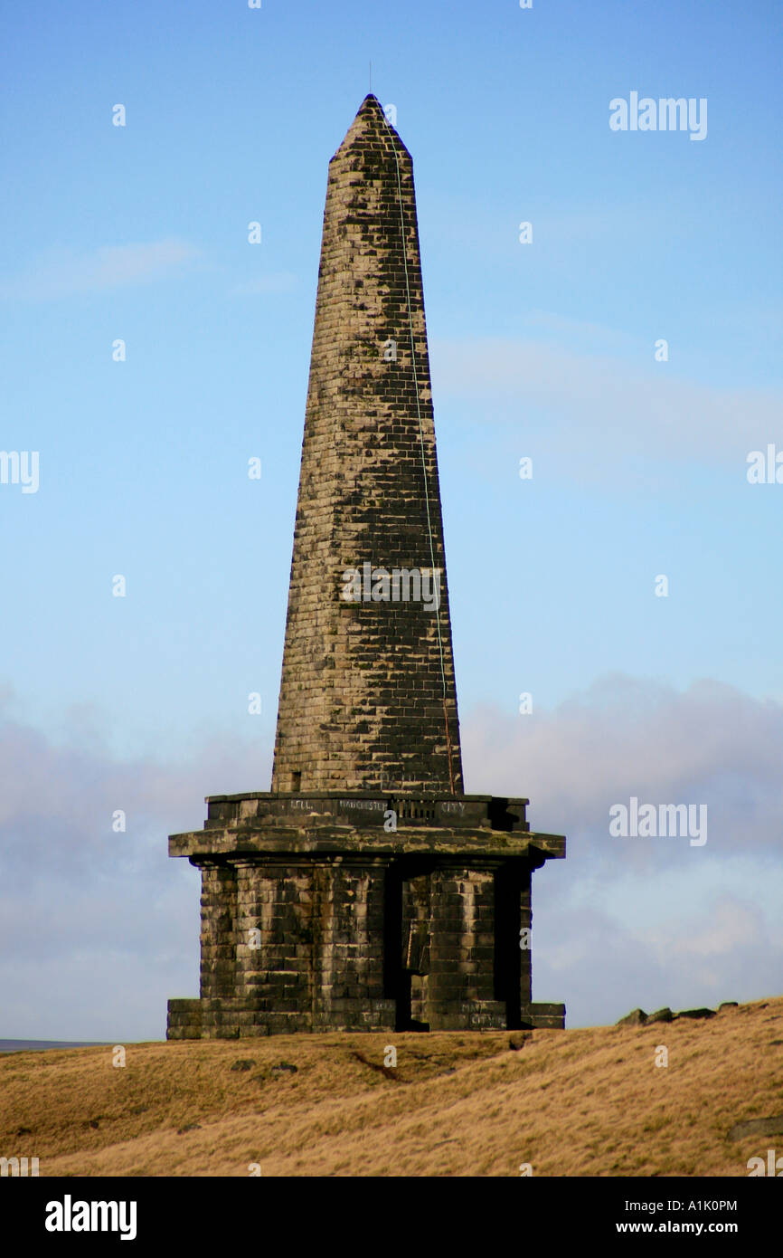 Stoodley Pike monument, Calderdale Stock Photo - Alamy