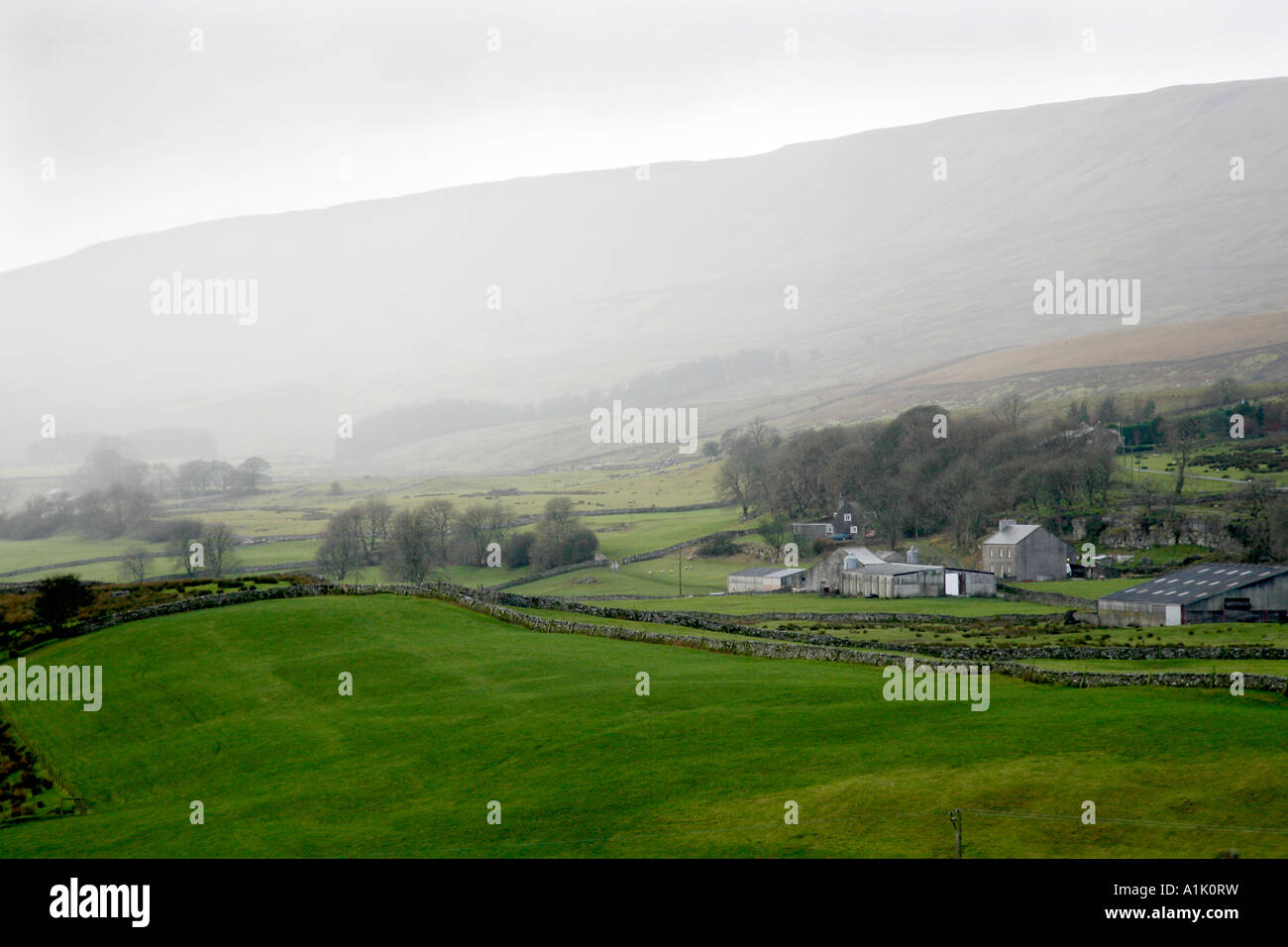 Yorkshire Dales farm Stock Photo - Alamy
