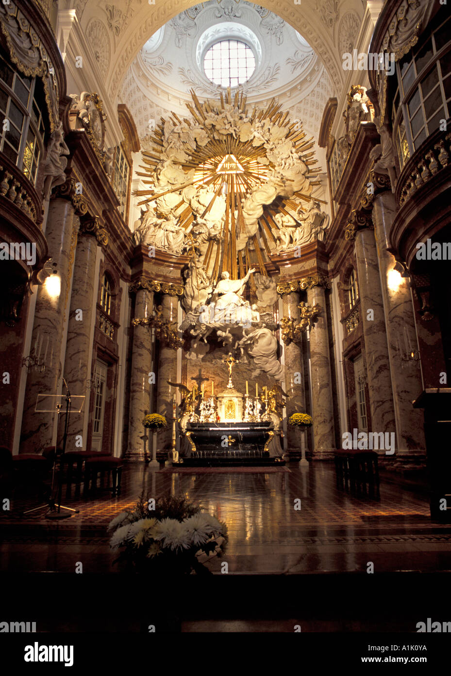 Karlskirche Vienna Interior High Resolution Stock Photography and ...