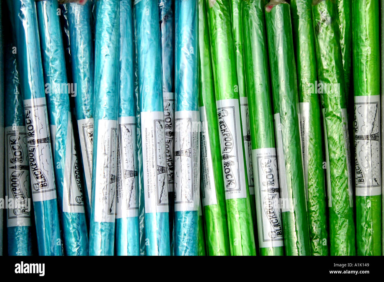 The famous Blackpool Rock Blackpool Lancashire UK Stock Photo - Alamy