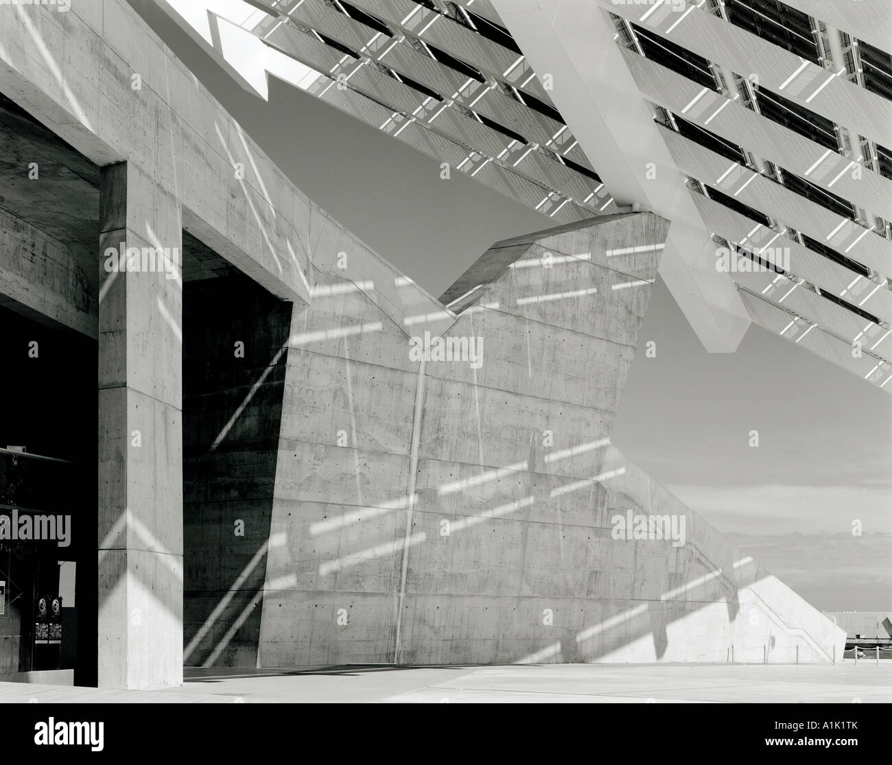 Forum Barcelona Auditorium Barcelona the photo voltaic canopy Stock ...