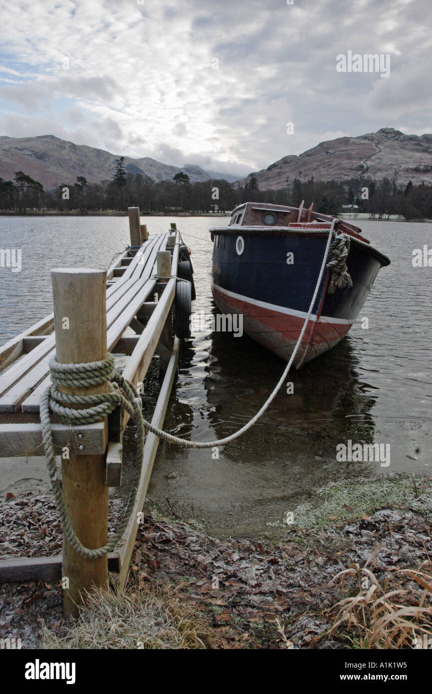 Ullswater Boat. Cumbria, Lake district National Park, UK, Europe Stock ...