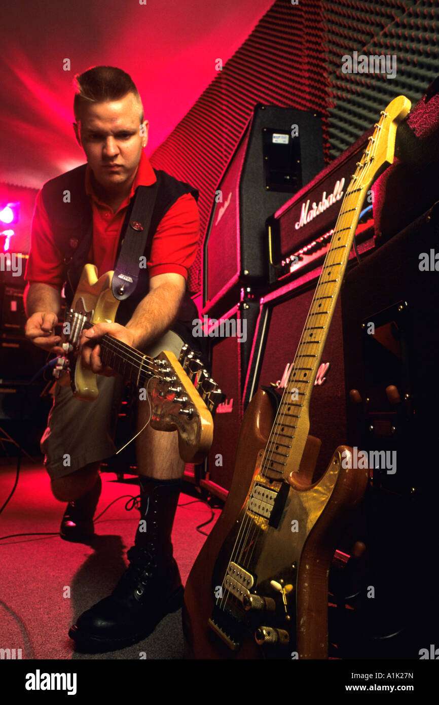 Man punk rock mohawk hi-res stock photography and images - Alamy