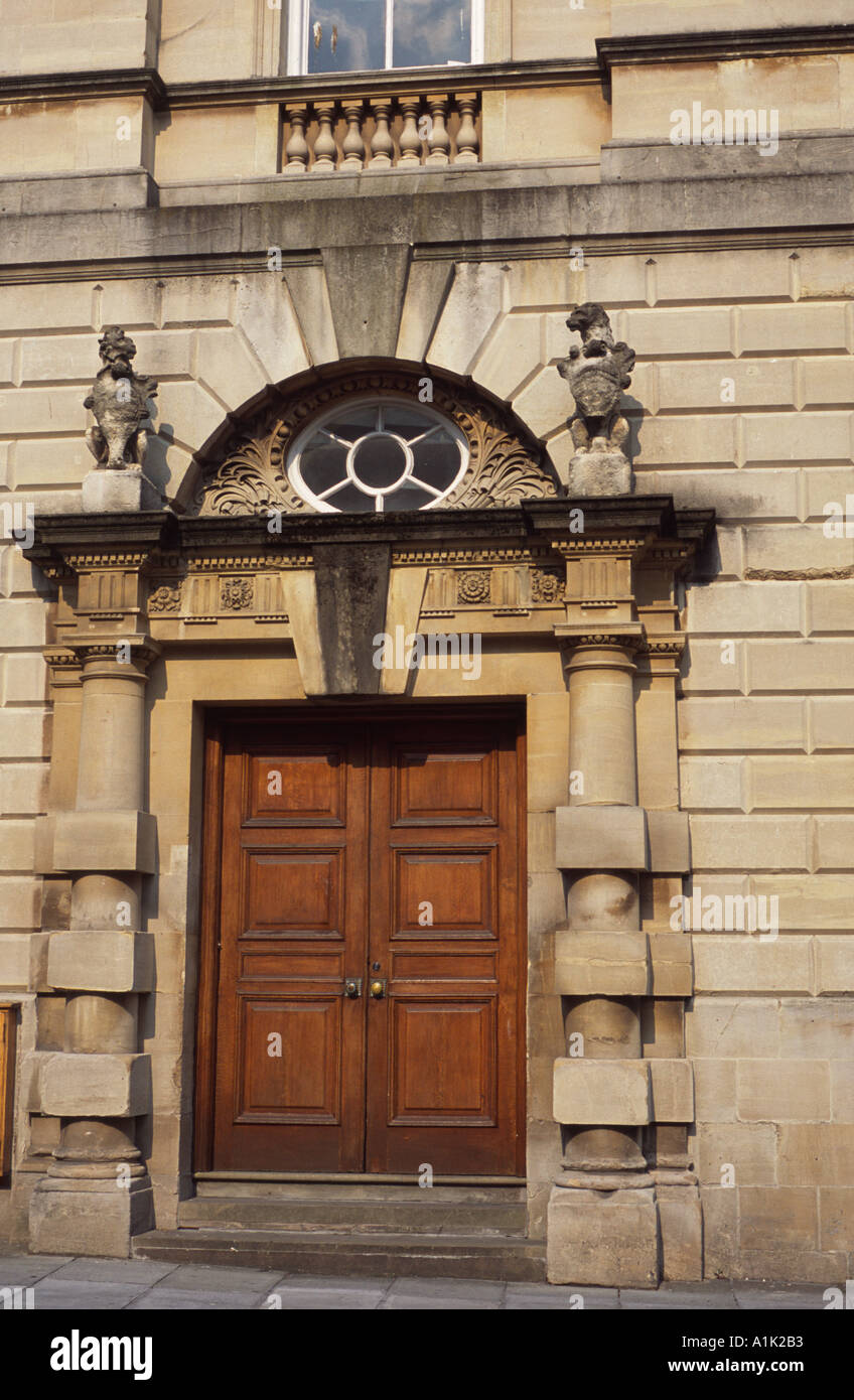 Brown door Guildhall Bath Spa, Somerset, England UK Stock Photo - Alamy