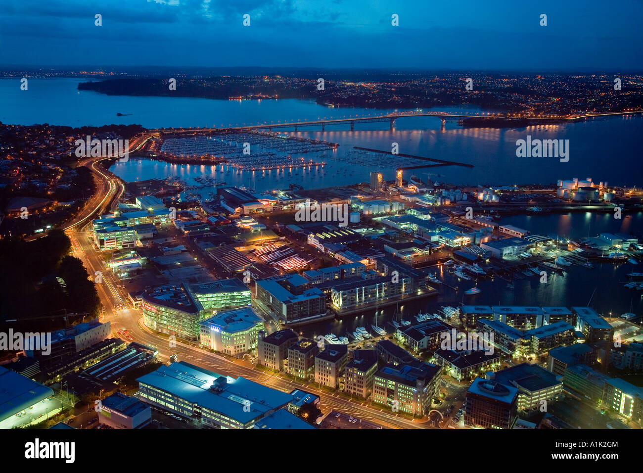 Fanshawe Street and Northern Motorway Auckland North Island New Zealand ...