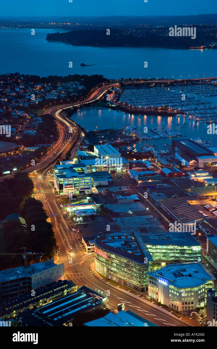 Fanshawe Street and Northern Motorway Auckland North Island New Zealand ...