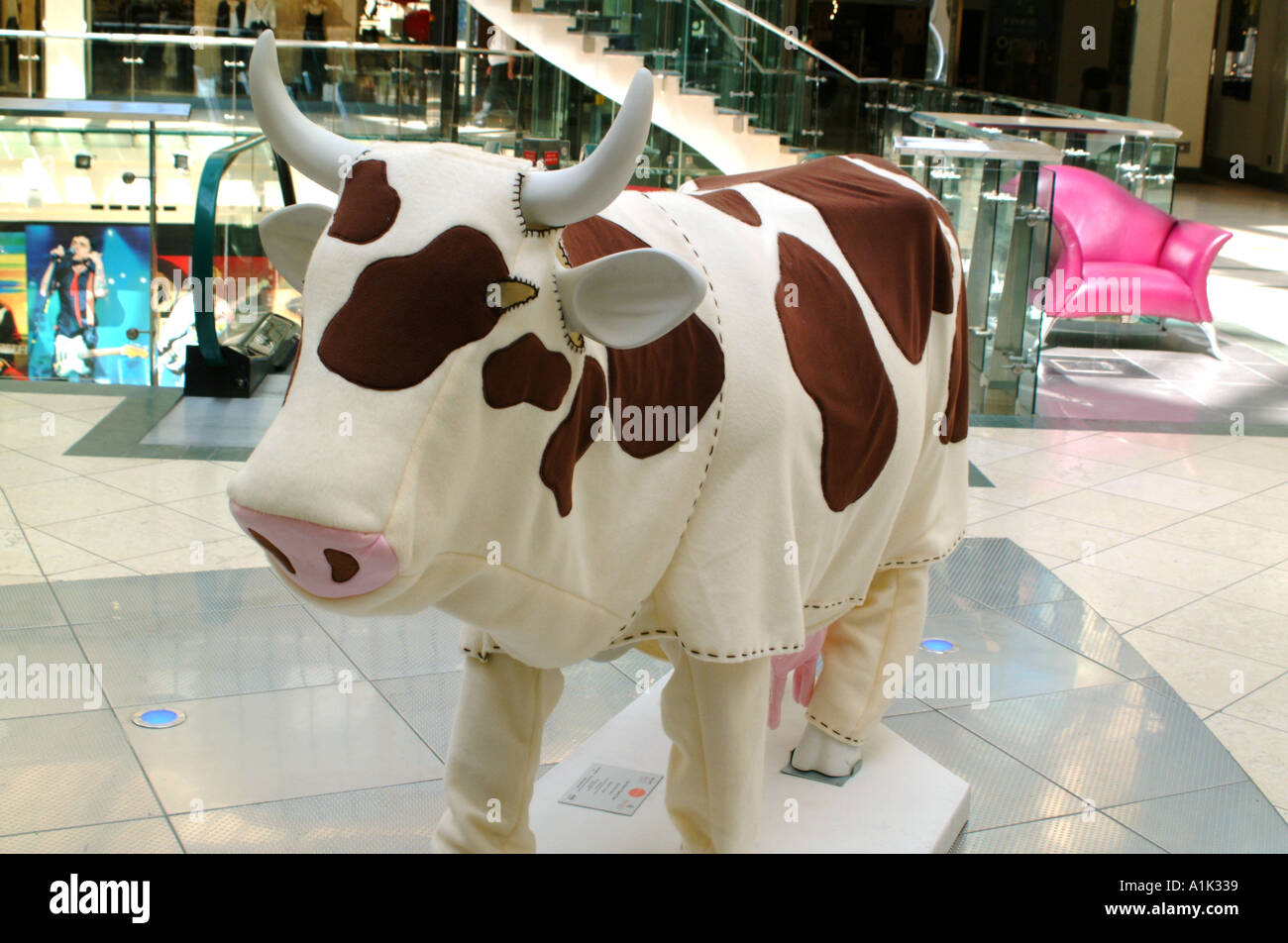 Cow Parade Manchester Stock Photo - Alamy