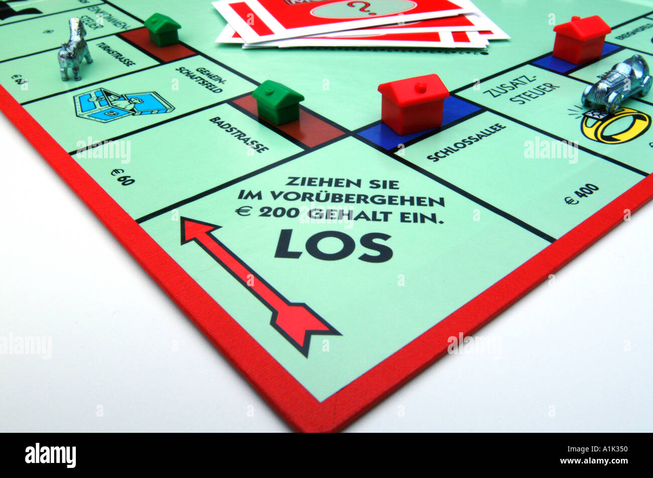 German Monopoly Board Stock Photo - Alamy