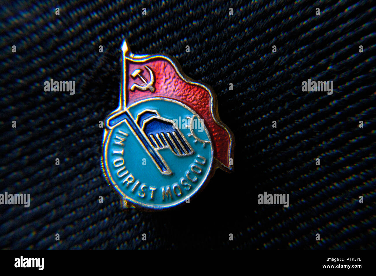 Intourist pin from Moscow Stock Photo - Alamy
