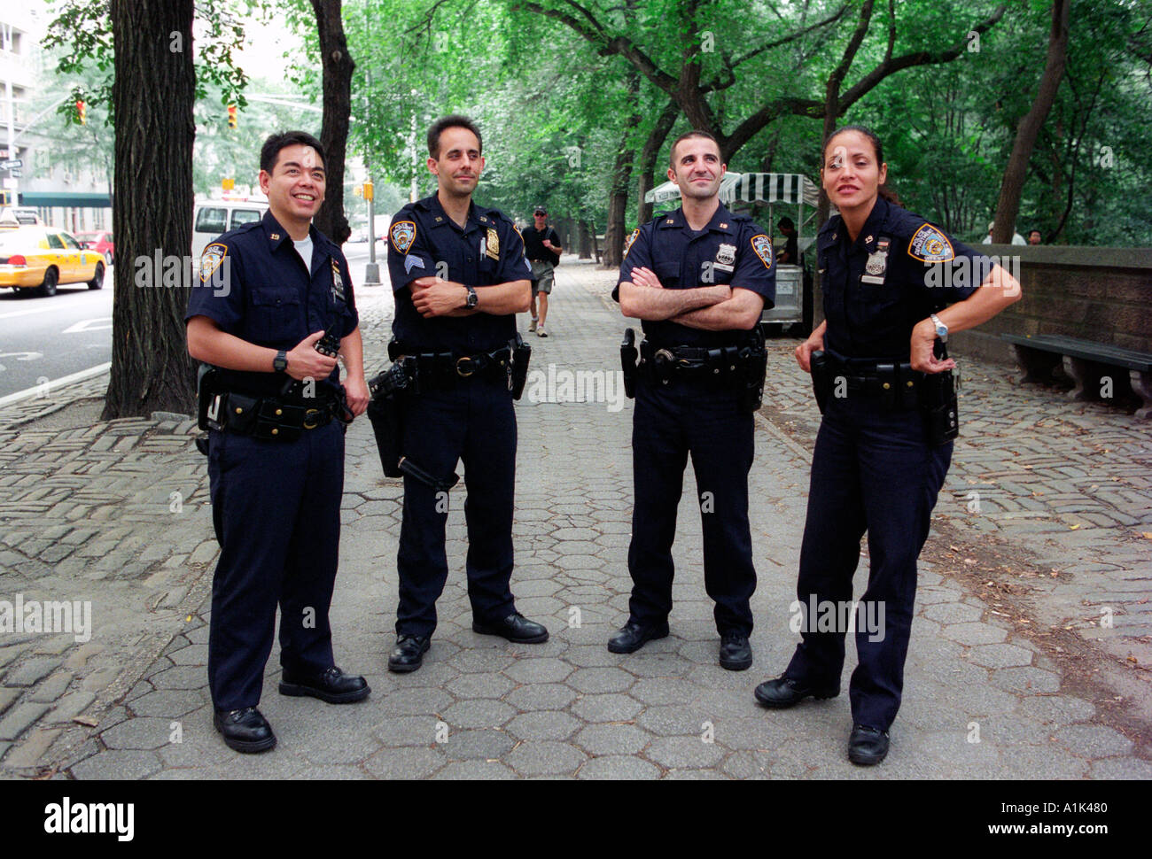 Policemen laughing hi-res stock photography and images - Alamy