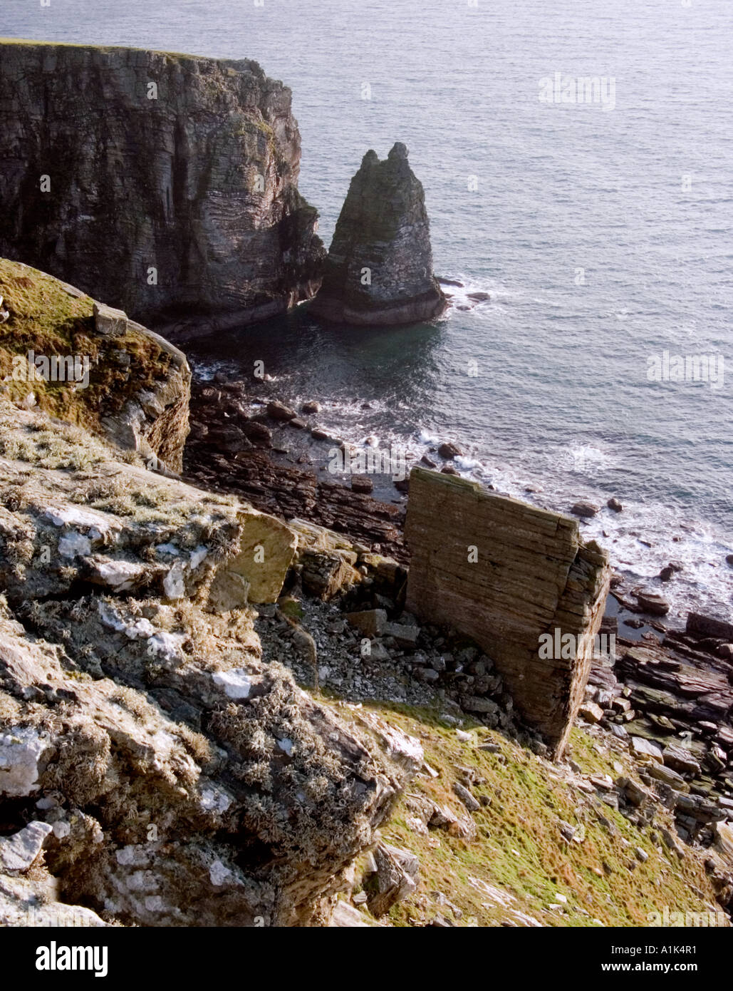 Limestone rock features, The Chasms, Isle of Man Stock Photo - Alamy