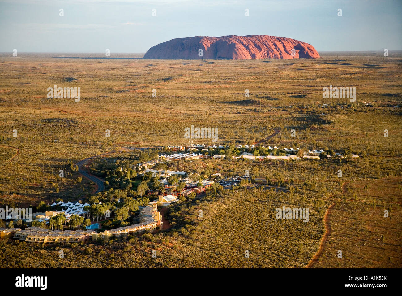 Yulara Village and Uluru Ayers Rock Uluru Kata Tjuta National Park ...