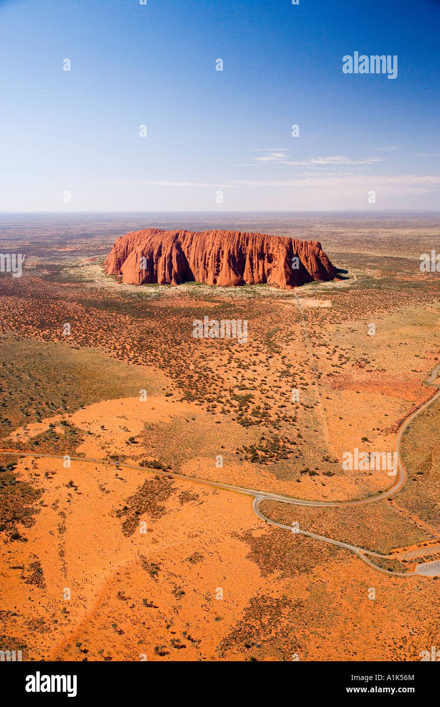 Ayers rock aerial view hi-res stock photography and images - Alamy