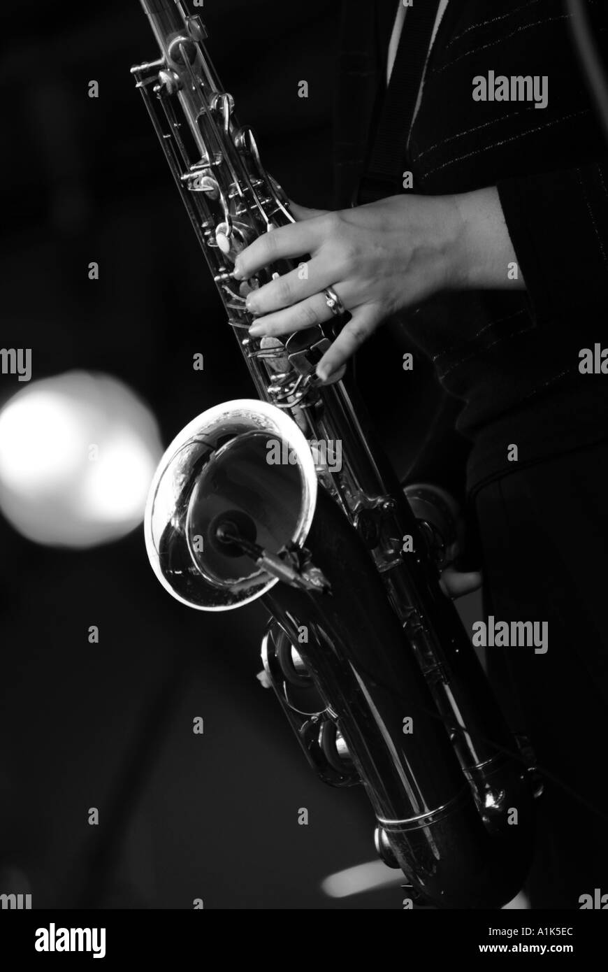 saxaphone music play live performance honk blow wind instrument Stock ...