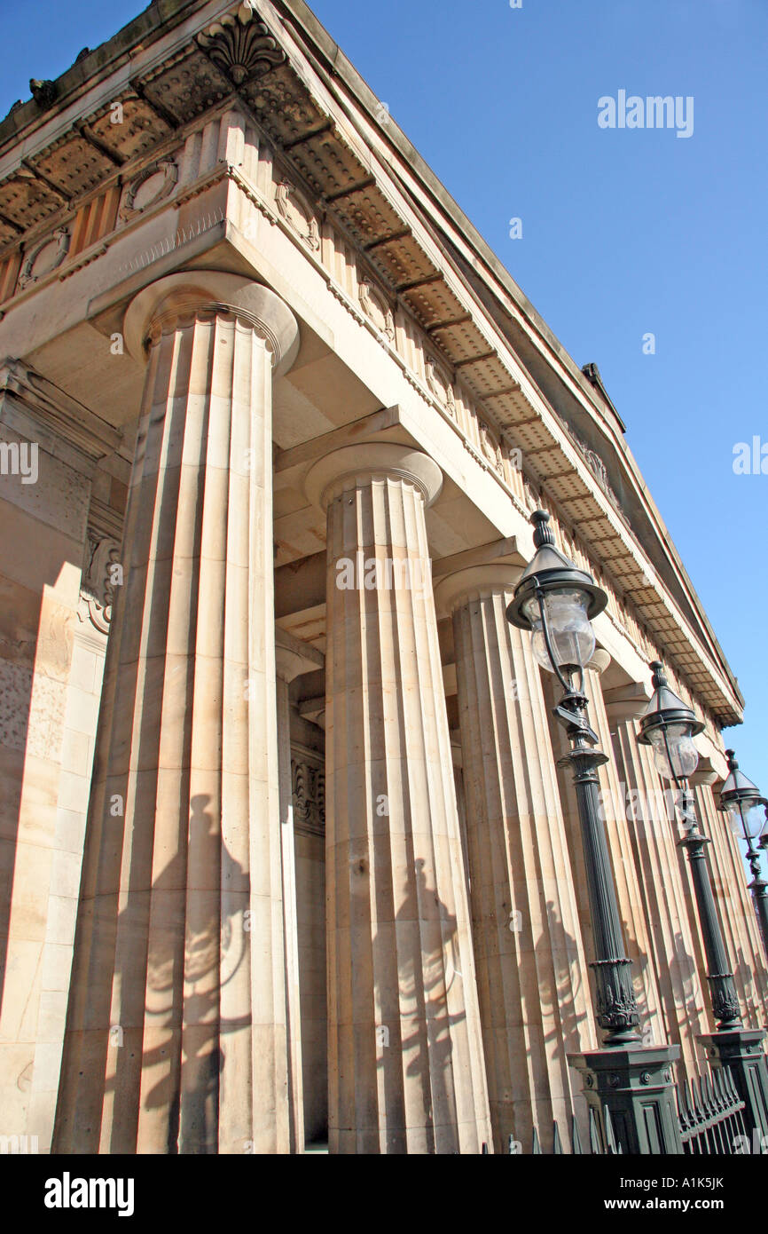 Columns of Royal Scottish Academy Edinburgh Scotland Stock Photo - Alamy