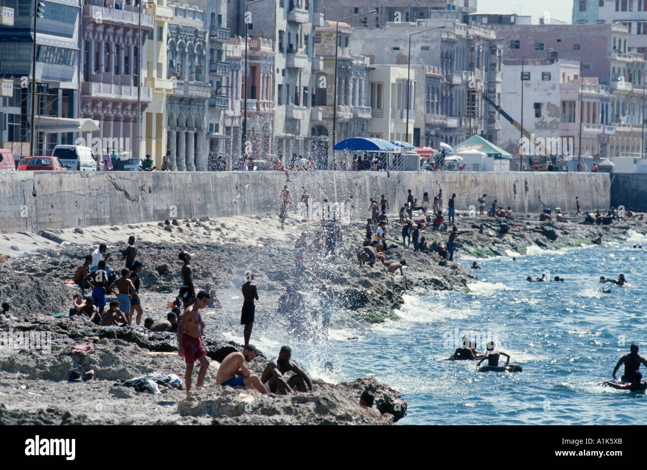 Havana Cuba The Malecon Havana s seafront wall is a major focal point ...