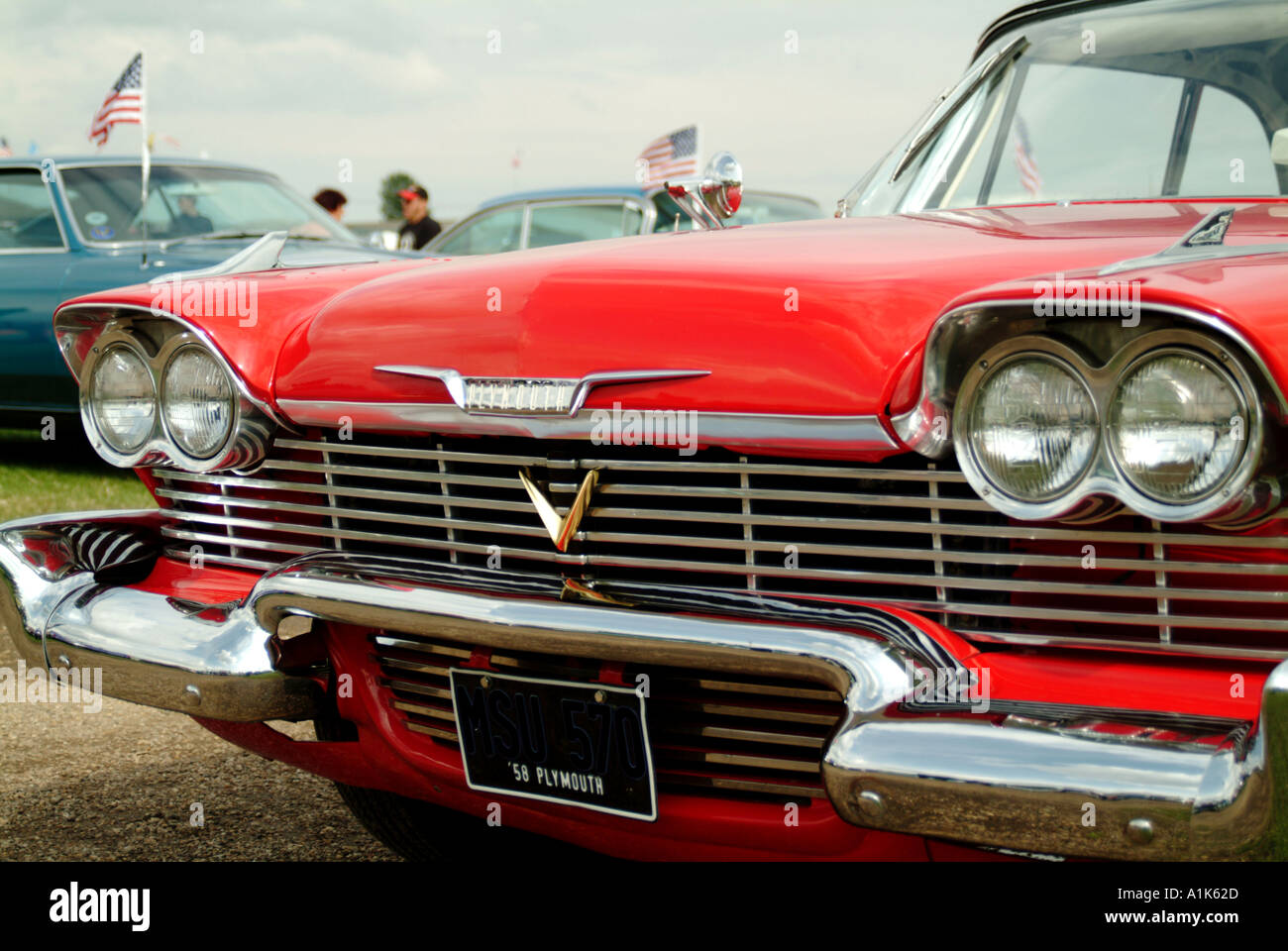 1958 plymoth fury chrome fin v8 engine stephen king christine horror ...