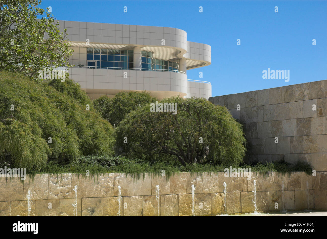 A View of the Getty Center, Los Angeles, California Stock Photo - Alamy