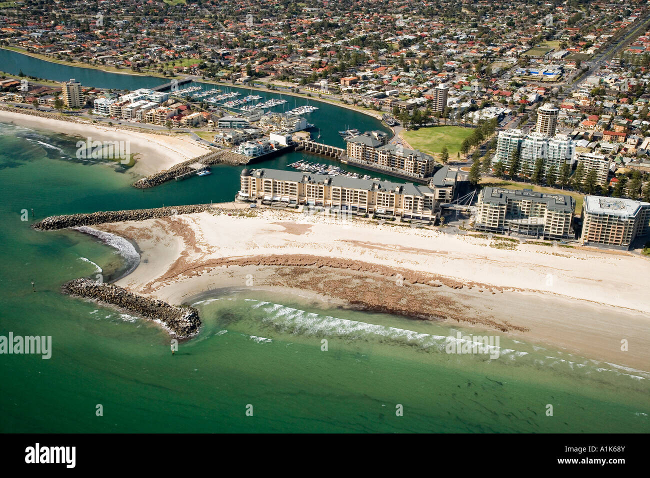 Aerial beach adelaide hi-res stock photography and images - Alamy