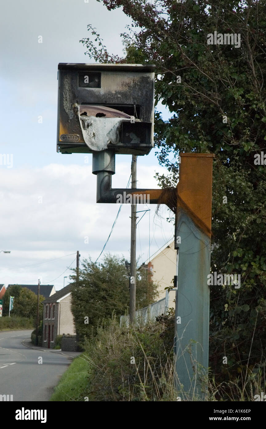 Burnt speed camera hi-res stock photography and images - Alamy