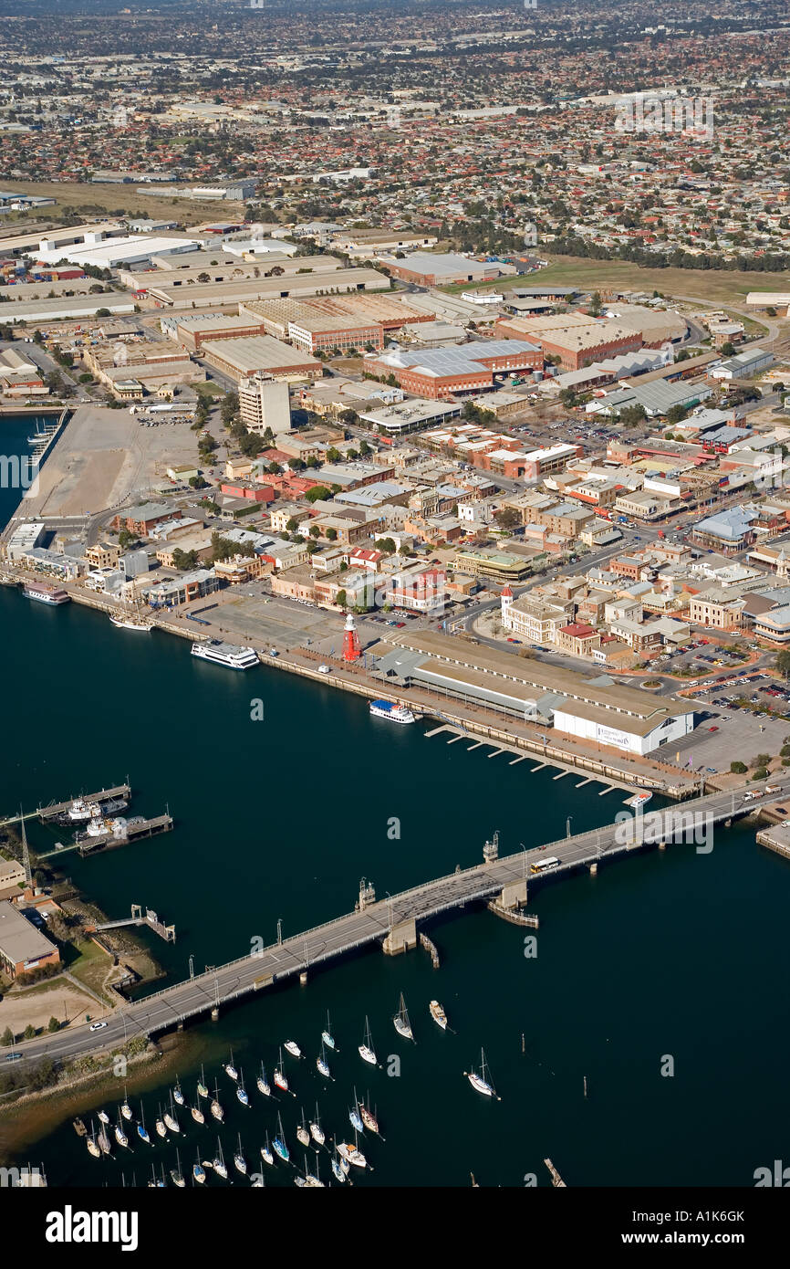 Historic Port Adelaide Adelaide South Australia Australia aerial Stock ...
