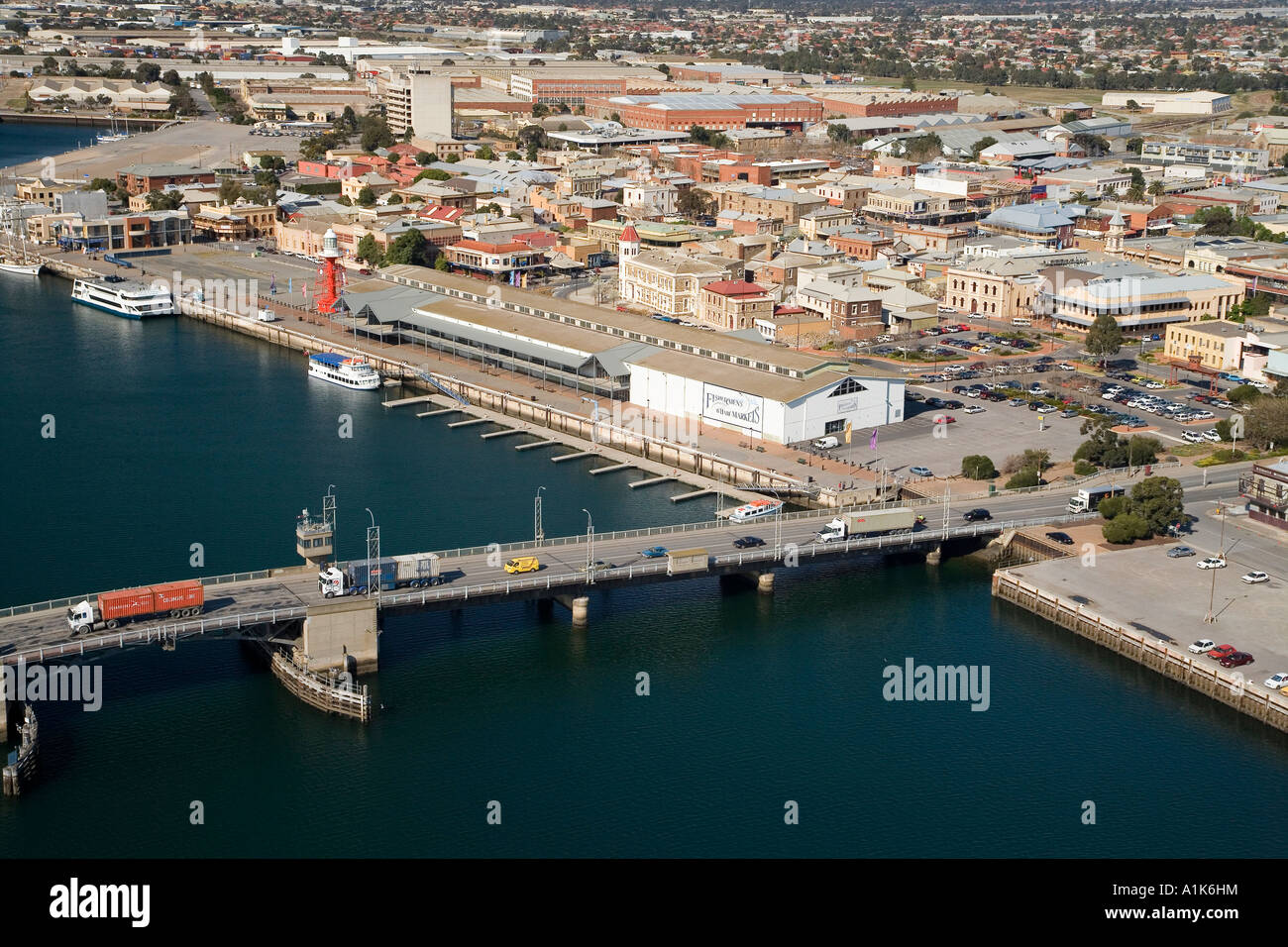 Historic Port Adelaide Adelaide South Australia Australia aerial Stock ...