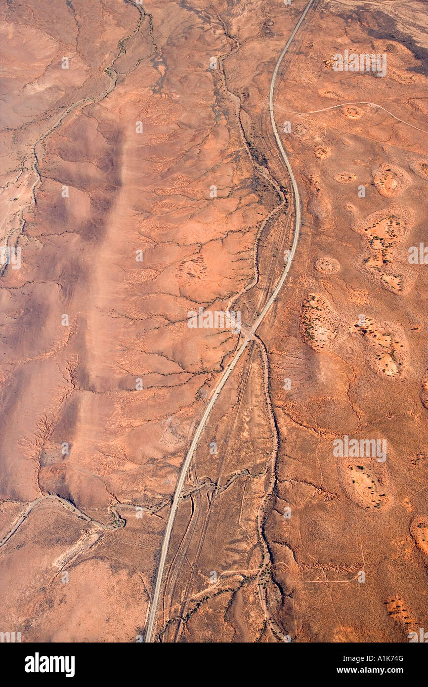 Hawker Parachilna Road Flinders Ranges South Australia Australia aerial ...