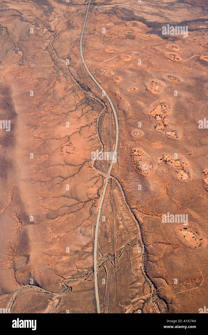 Hawker Parachilna Road Flinders Ranges South Australia Australia aerial ...