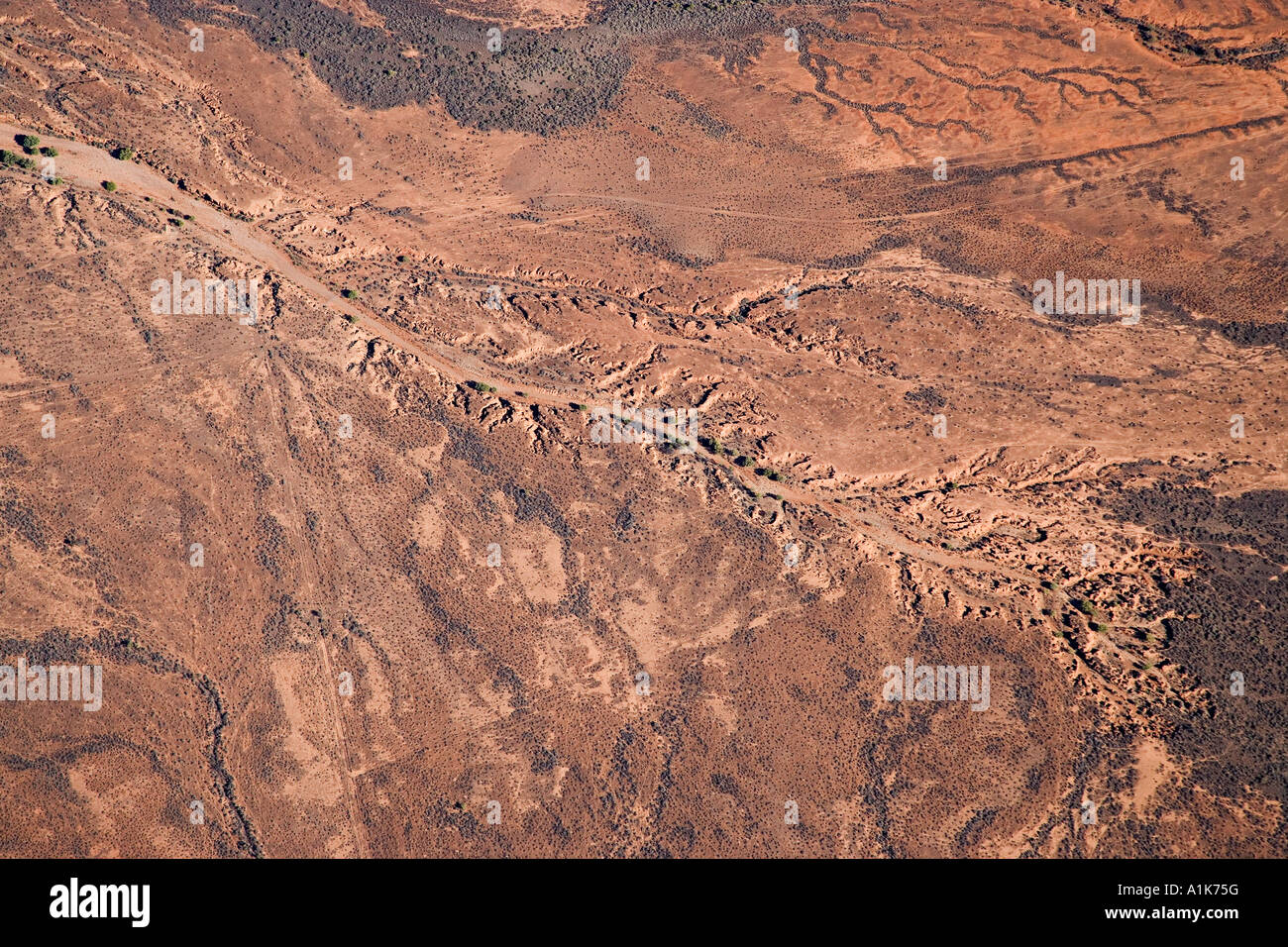 Aerial view of erosion patterns hi-res stock photography and images - Alamy