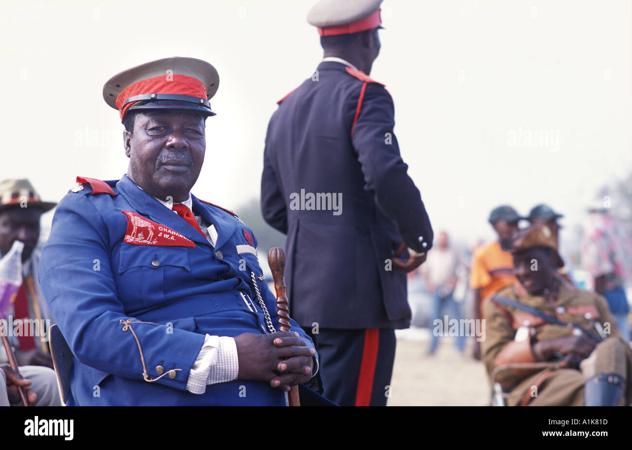 Tribal chief of paramilitary style group The main Herero festival is ...