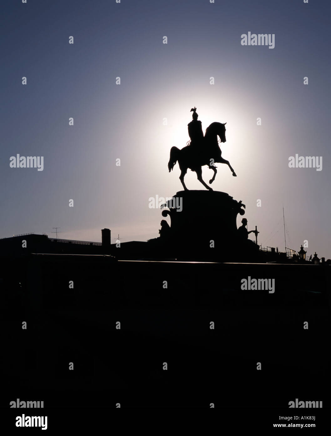 Statue of pyotr 1 Stock Photo - Alamy