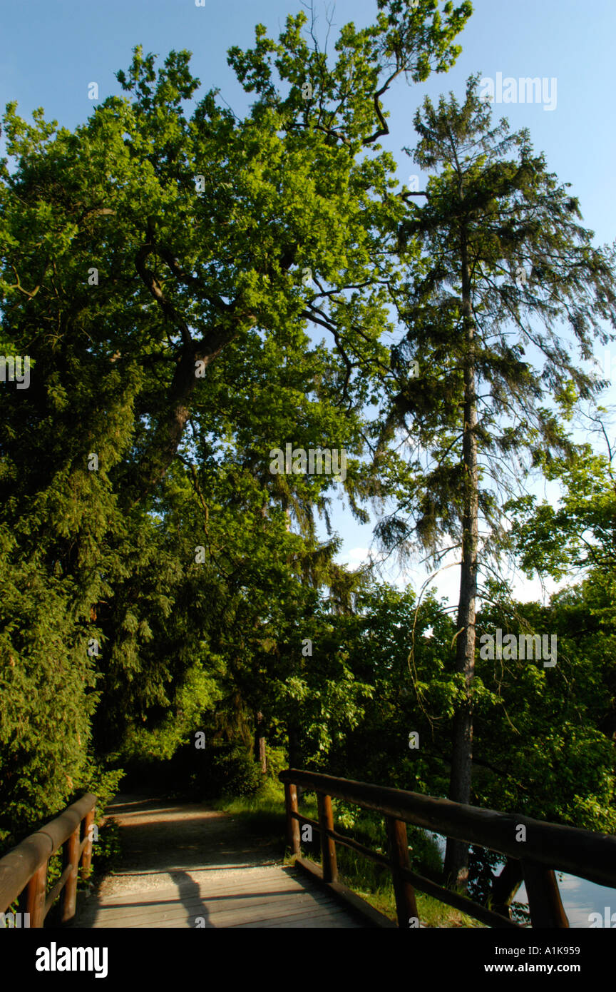 UNESCO World Heritage, Lednice, landscape garden Stock Photo - Alamy