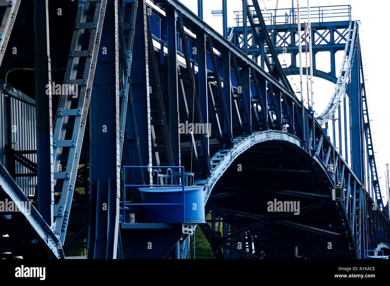 Kaiser Wilhelm Bridge in Wilhelmshaven was europes largest rotating ...
