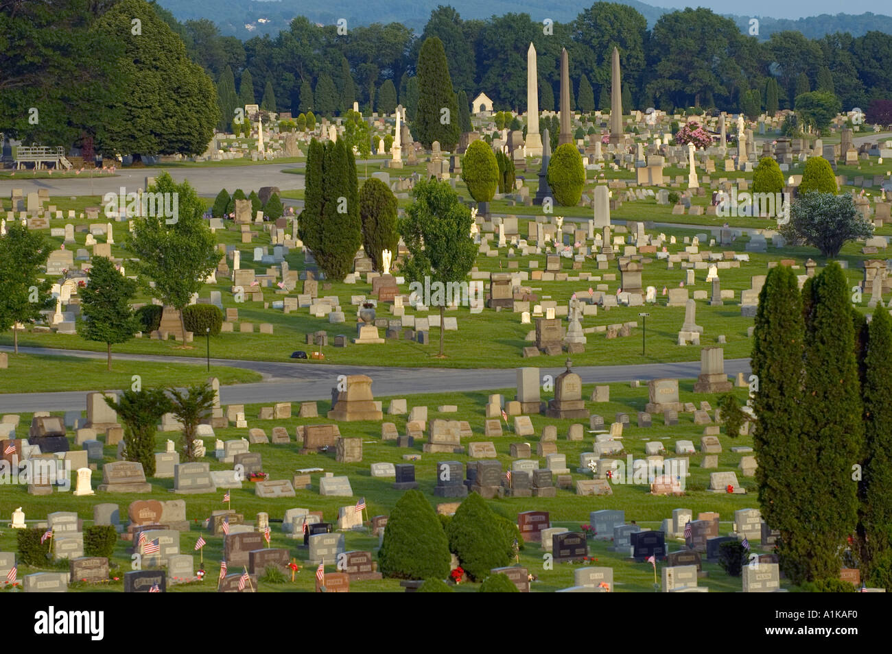 Johnstown cemetery site of the burial of many unknown dead from the ...