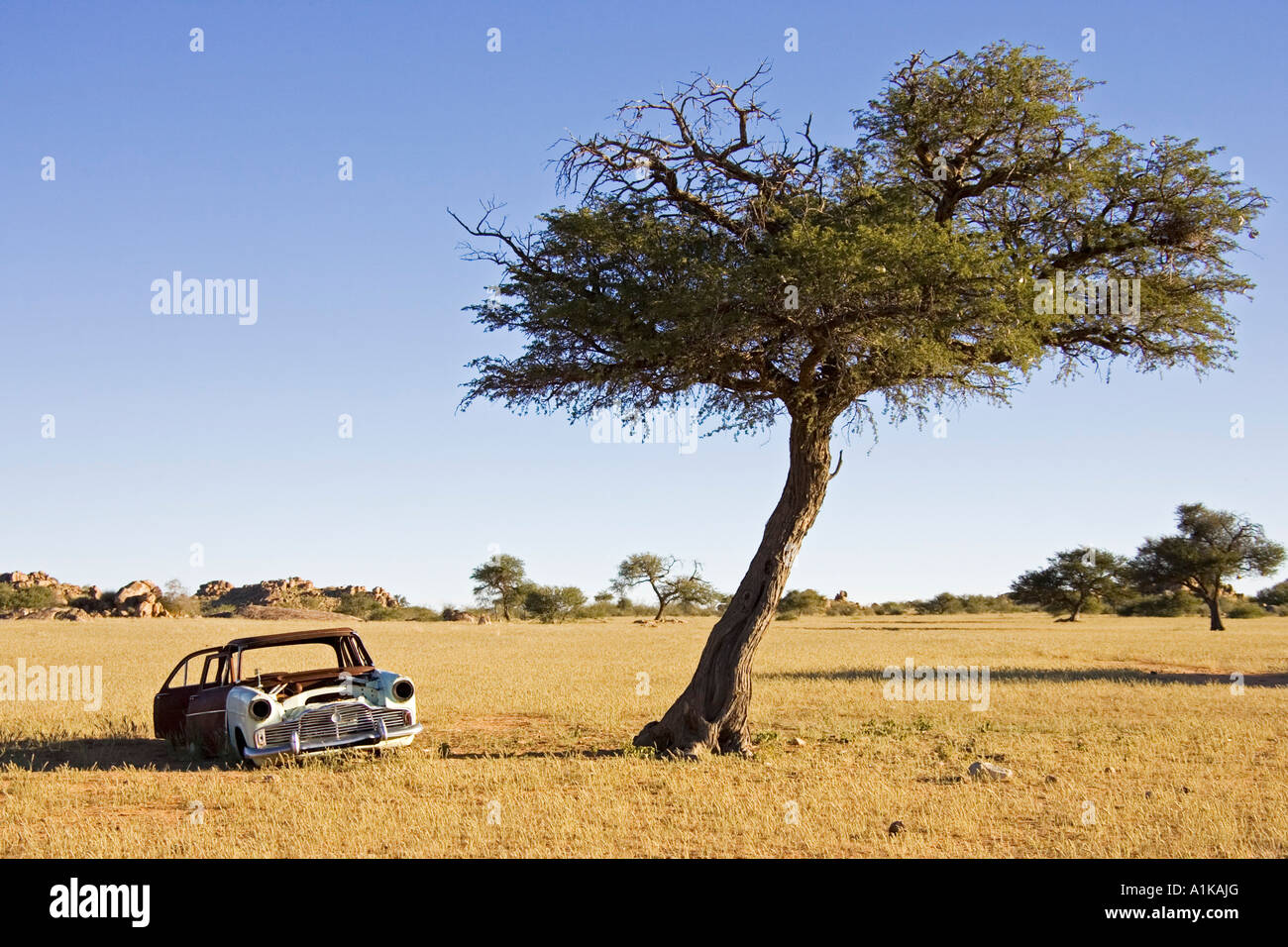 Car wreck, Namibia, Africa Stock Photo - Alamy