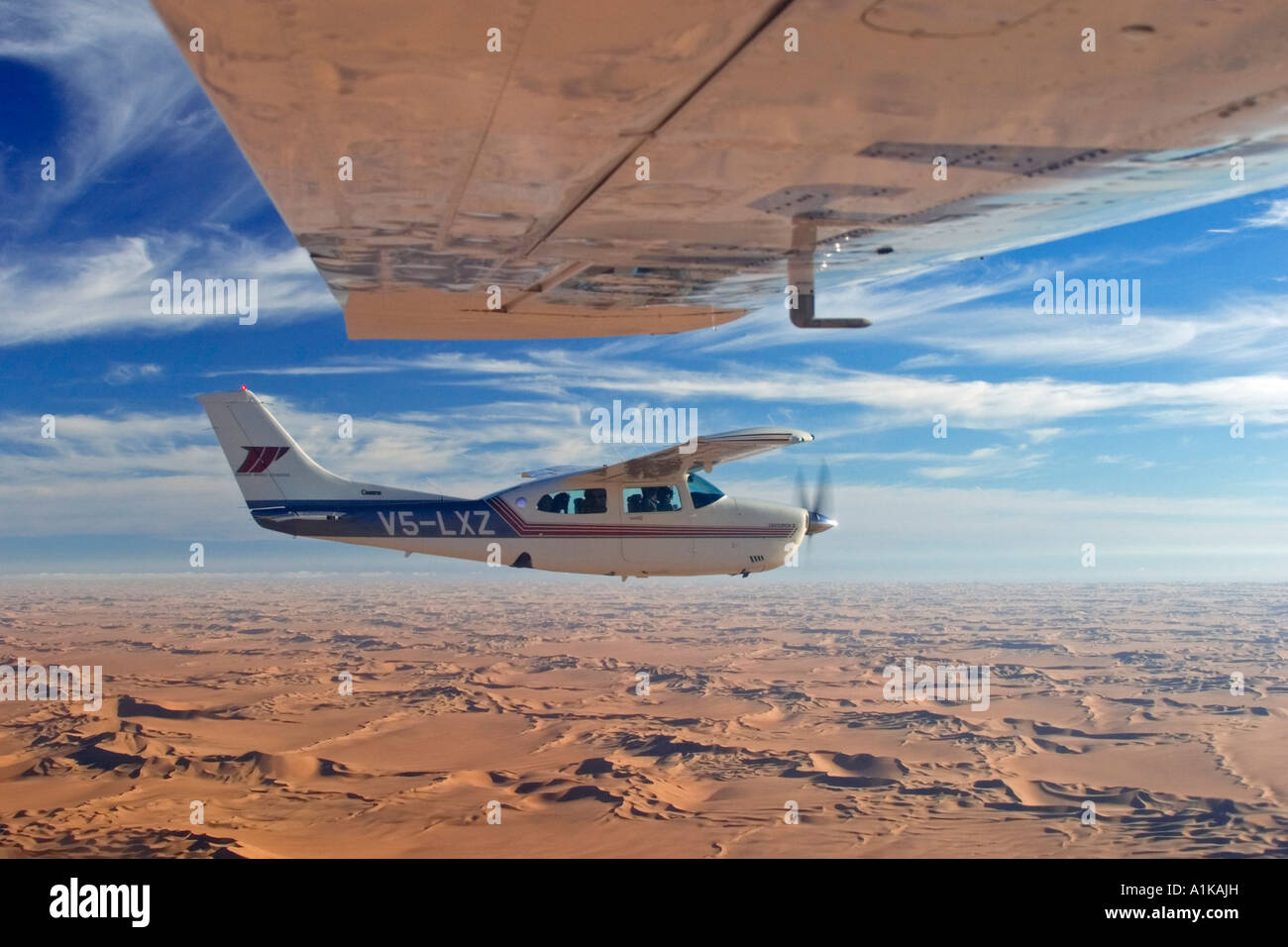 Fly over the namib desert with two airplanes, Namib Desert, Namibia ...