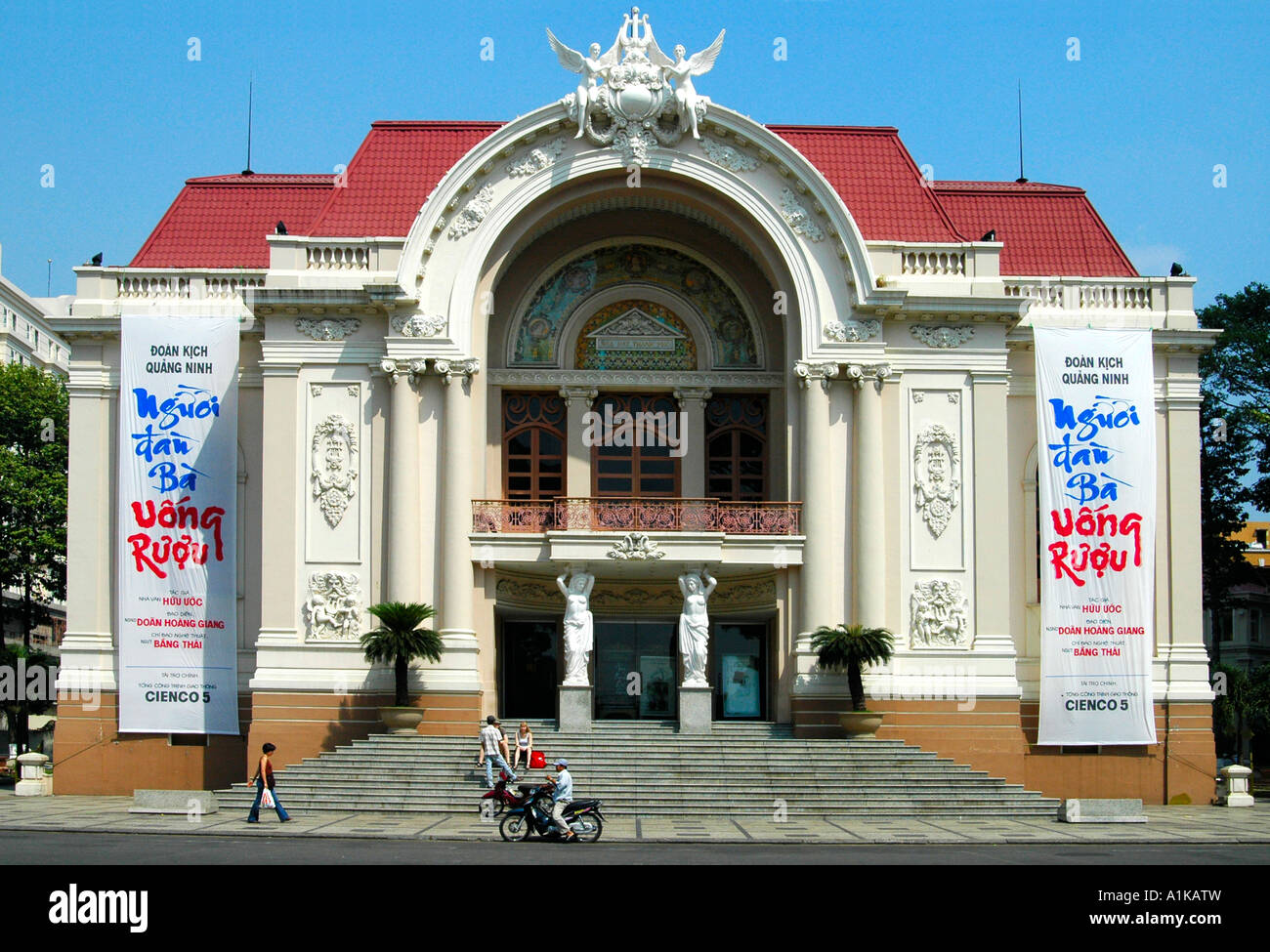 Opera house, Ho Chi Minh City Saigon Viet Nam Stock Photo - Alamy