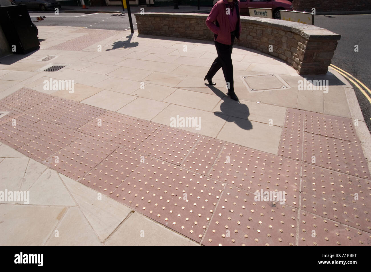 Tactile Blister Paving Stock Photo - Alamy