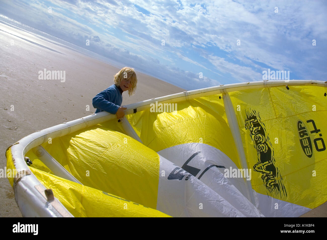 Boy Running Down The Beach High Resolution Stock Photography and Images ...