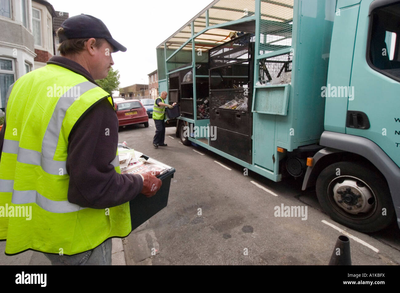 Waste Recycling Street Collection Stock Photo - Alamy