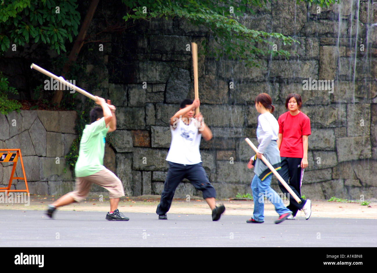 Kendo practice hi-res stock photography and images - Alamy