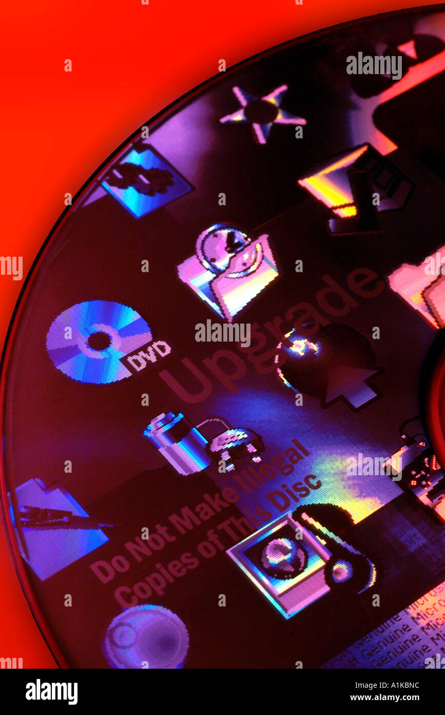 Holograms on CD Stock Photo - Alamy