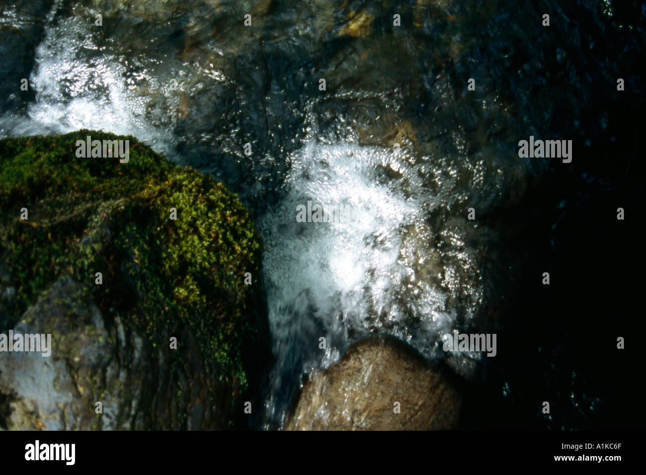 Erosion along lines of weakness in strata of upper course river bed ...