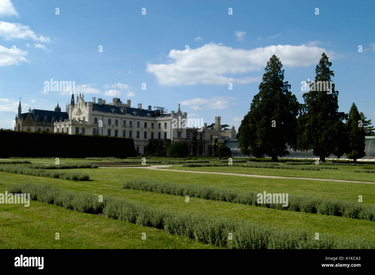 UNESCO World Heritage, Lednice, landscape garden Stock Photo - Alamy