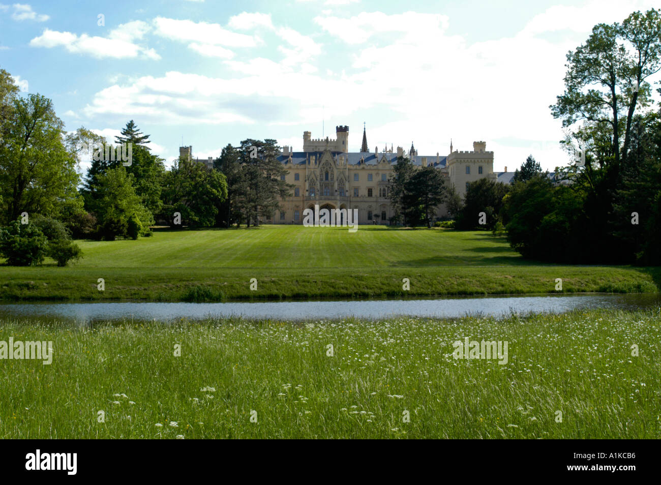 UNESCO World Heritage, Lednice, landscape garden Stock Photo - Alamy