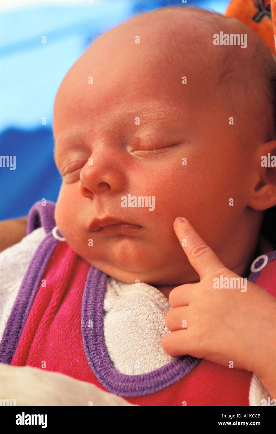 Newborn Baby MR Stock Photo - Alamy